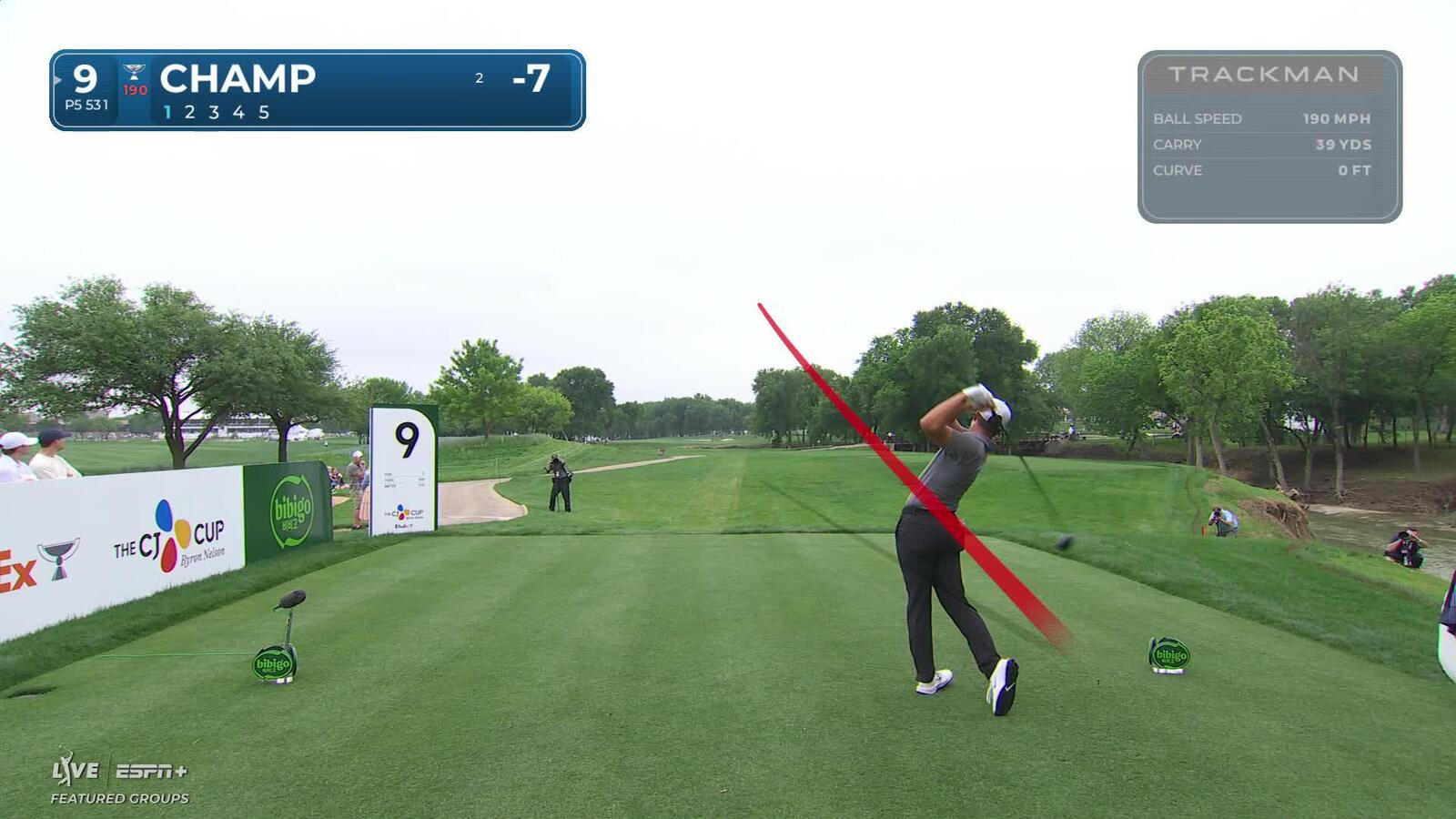 Cameron Champ | Round 1 | 9th hole | Shot 1 | 2025 THE CJ CUP