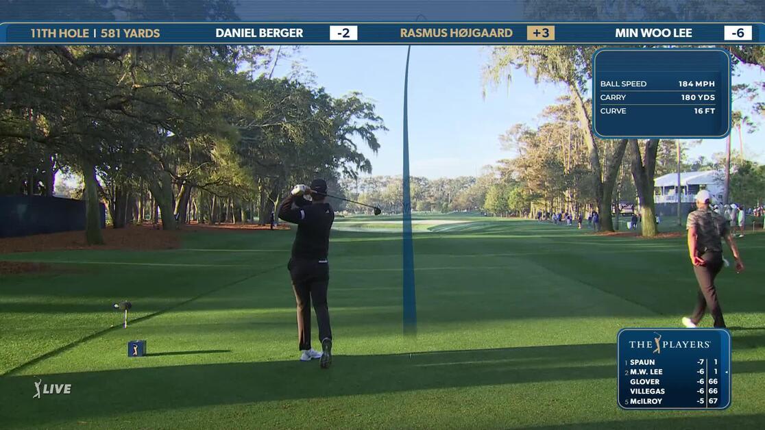 Rasmus Hojgaard | Round 2 | 11th hole | Shot 1 | 2025 THE PLAYERS