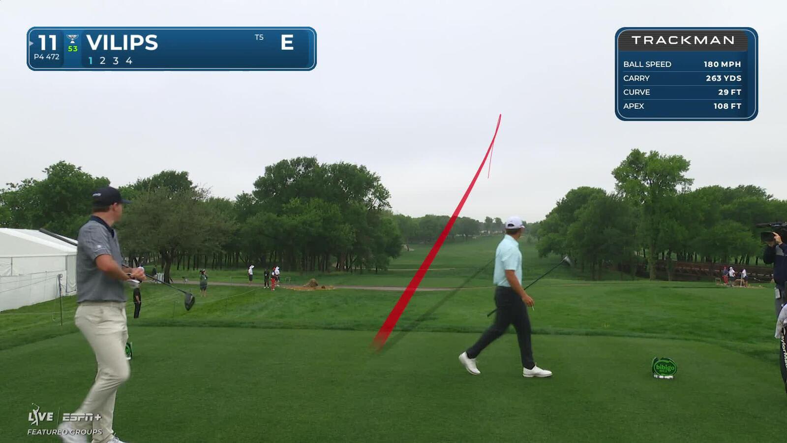 Karl Vilips | Round 1 | 11th hole | Shot 1 | 2025 THE CJ CUP