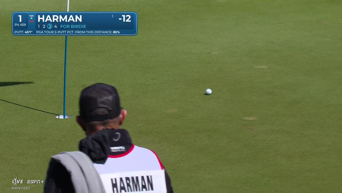 Brian Harman | Round 4 | 1st hole | Shot 1 | 2025 Valero