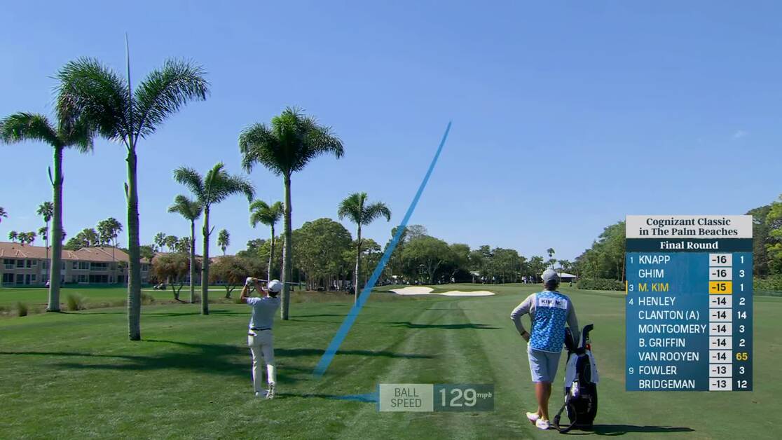 Michael Kim | Round 4 | 2nd hole | Shot 2 | 2025 Cognizant Classic
