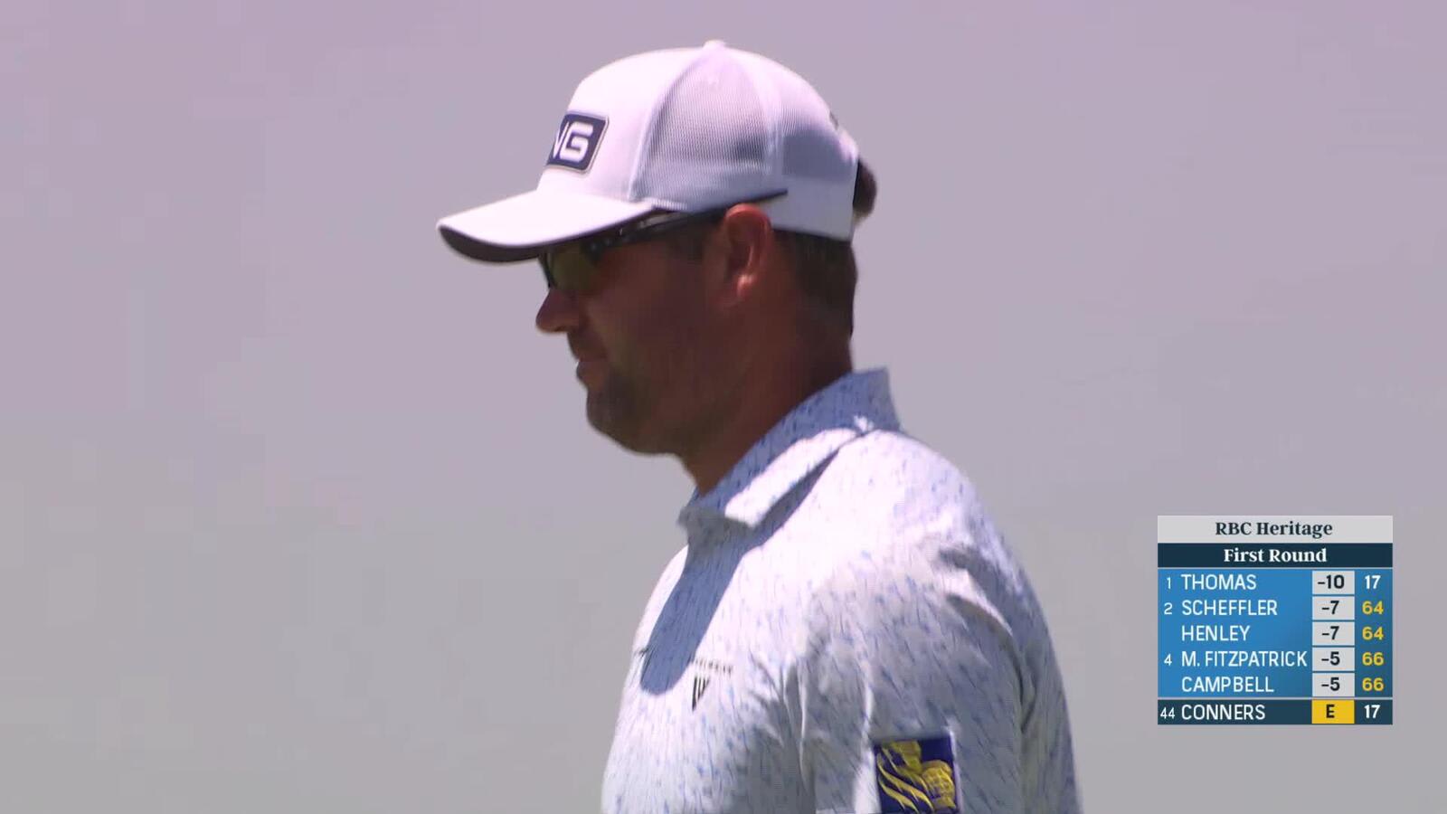 Corey Conners | Round 1 | 18th hole | Shot 3 | 2025 RBC Heritage