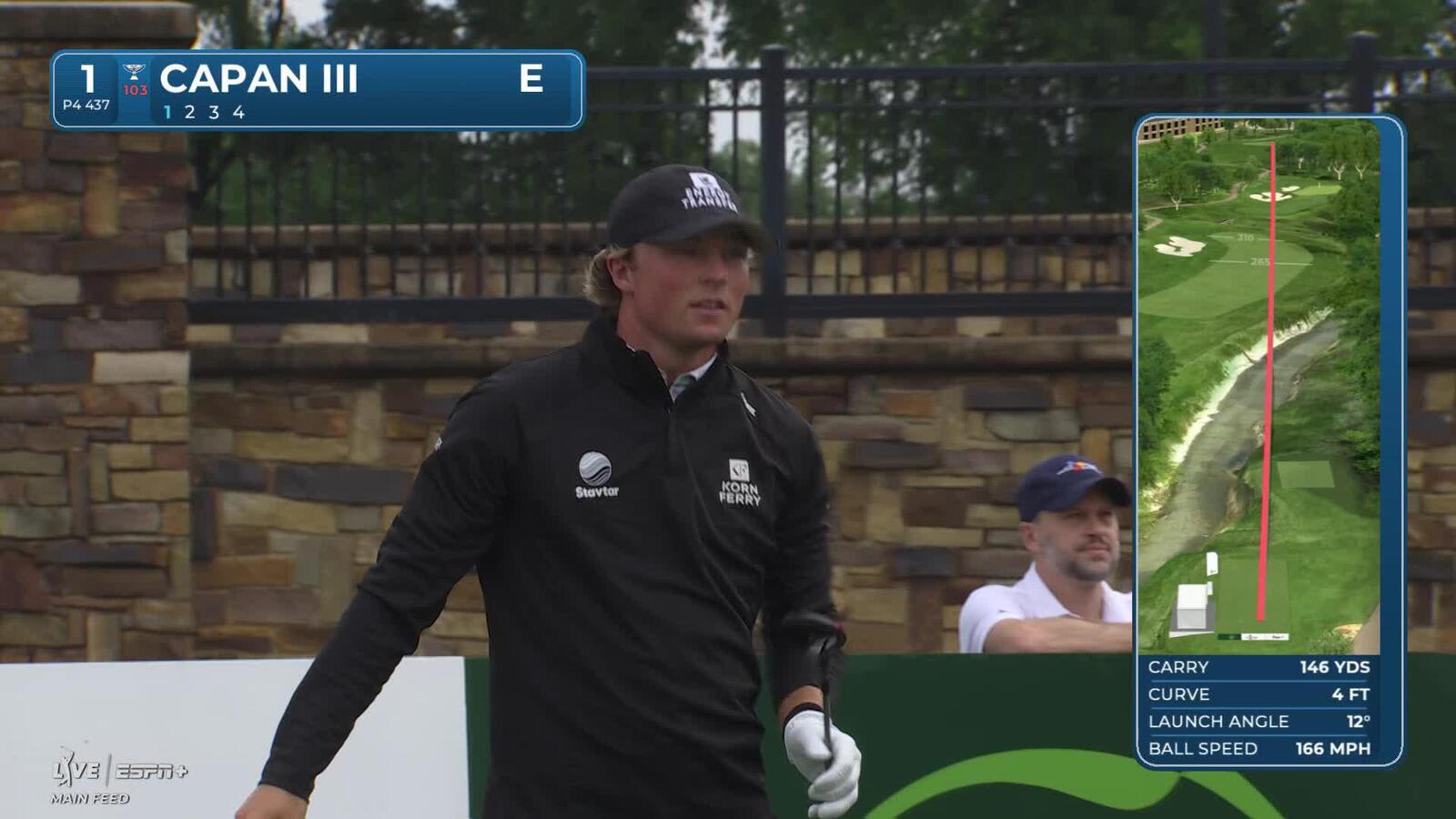 Frankie Capan III | Round 1 | 1st hole | Shot 1 | 2025 THE CJ CUP