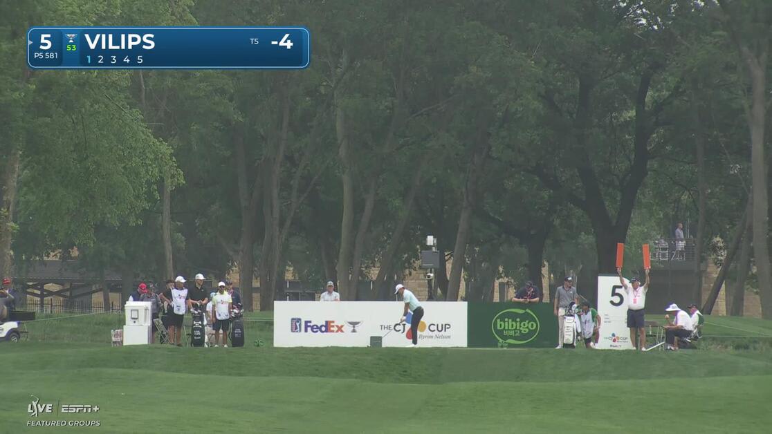 Karl Vilips | Round 1 | 5th hole | Shot 1 | 2025 THE CJ CUP