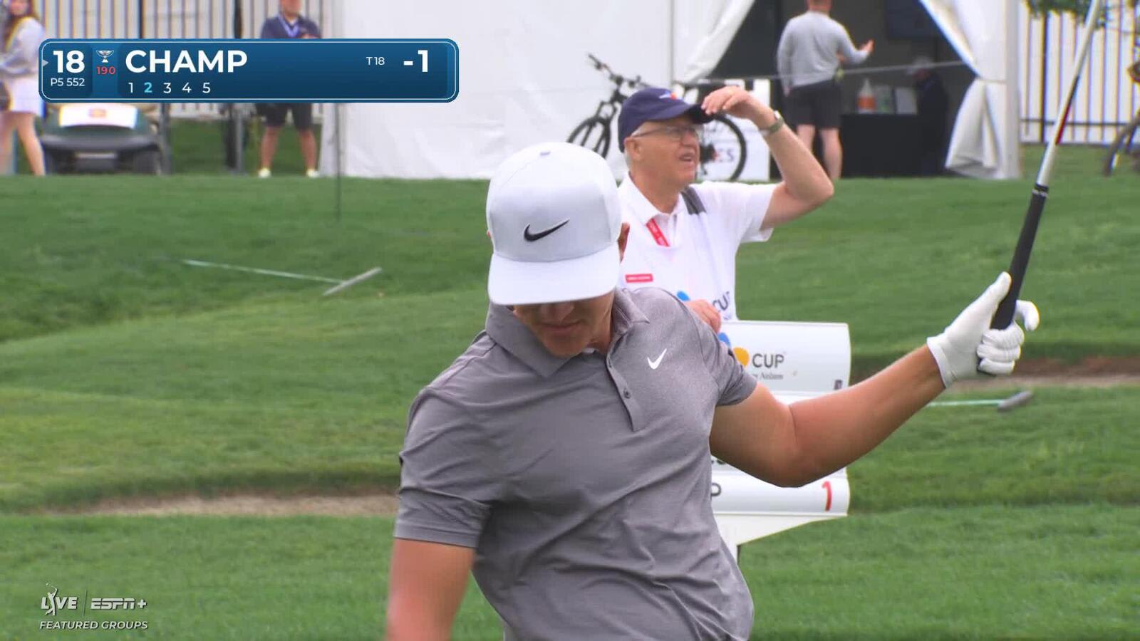 Cameron Champ | Round 1 | 18th hole | Shot 2 | 2025 THE CJ CUP