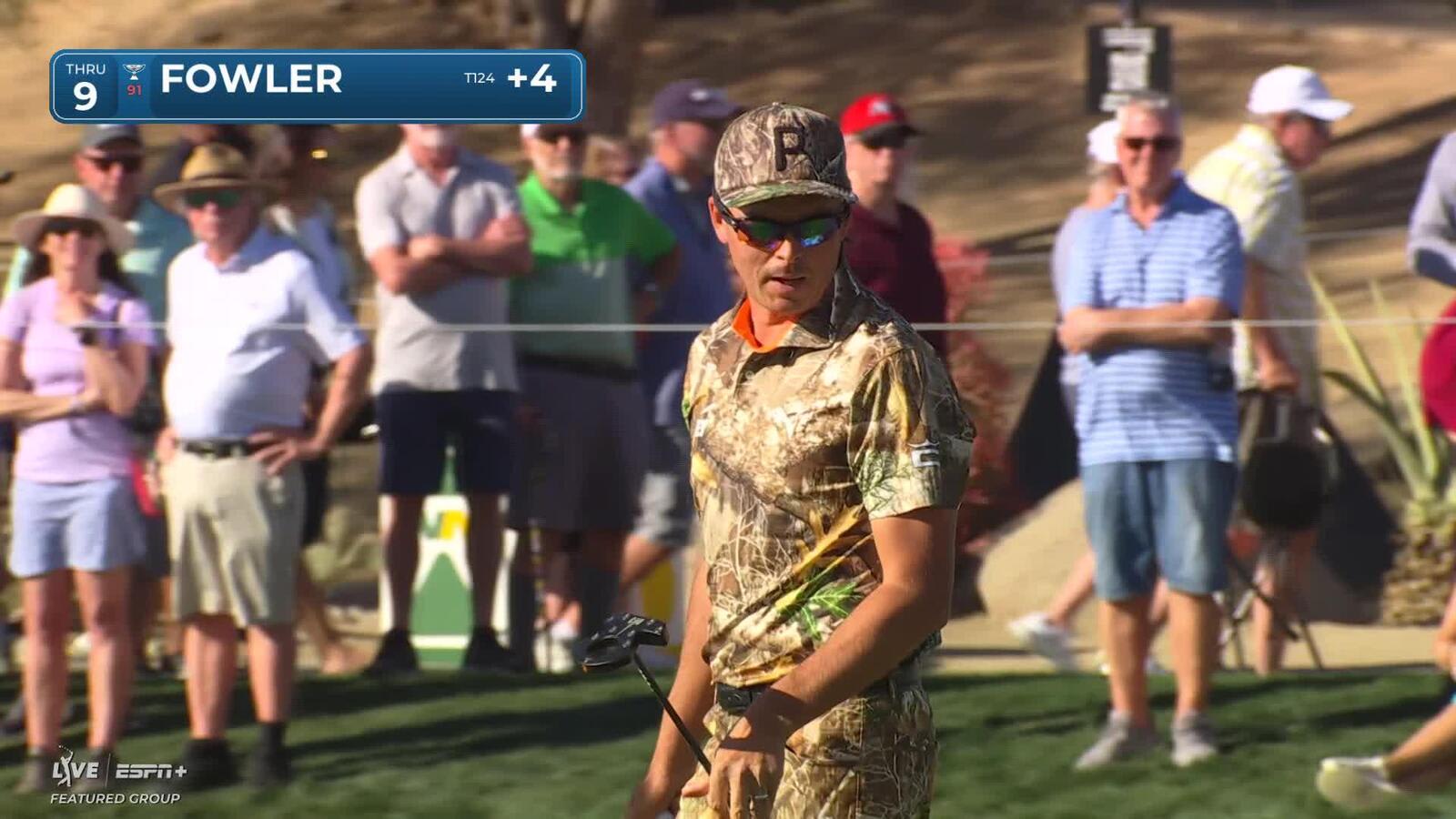 Rickie Fowler | Round 1 | 9th hole | Shot 6 | 2025 WM Phoenix Open