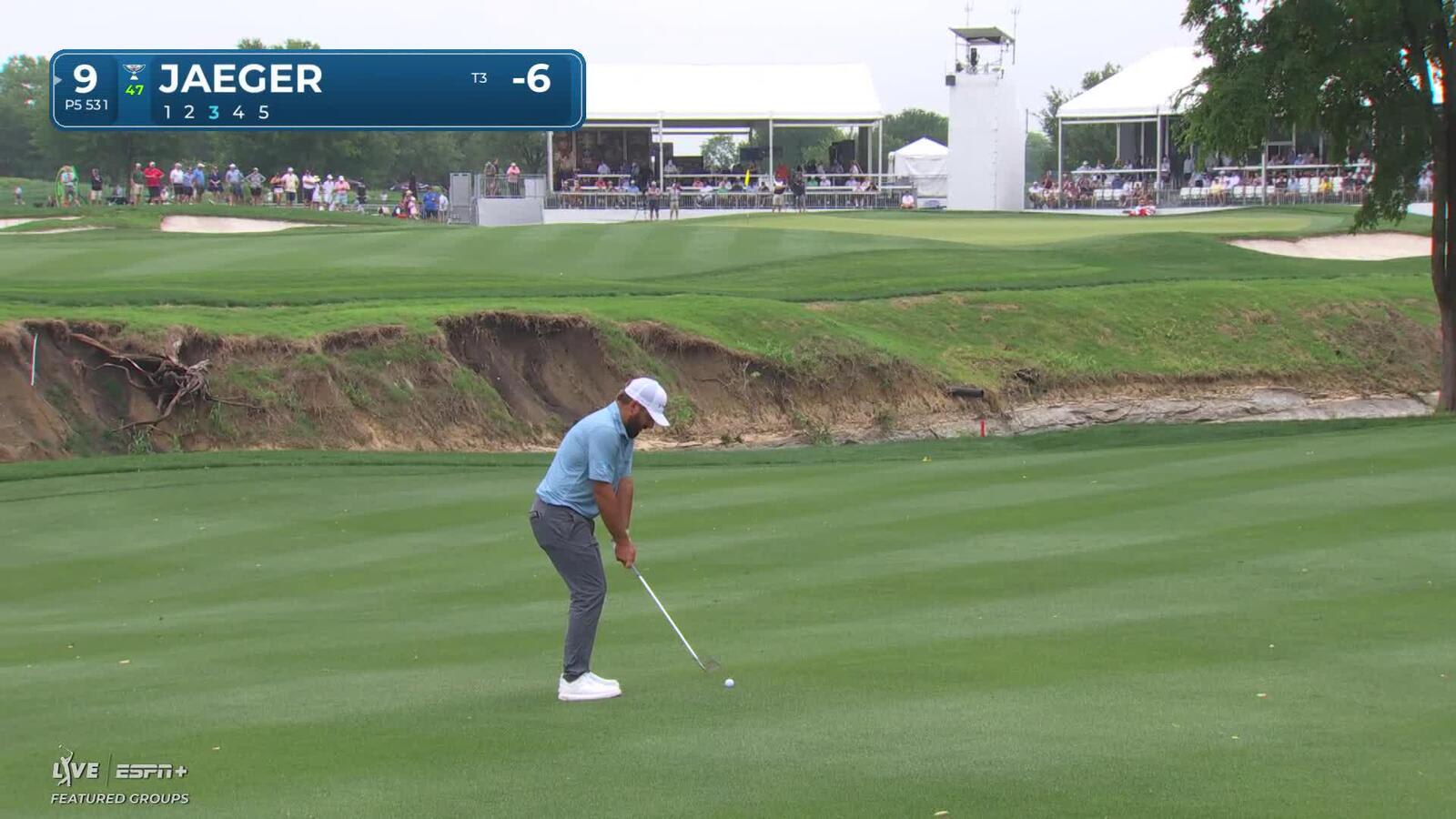 Stephan Jaeger | Round 1 | 9th hole | Shot 3 | 2025 THE CJ CUP