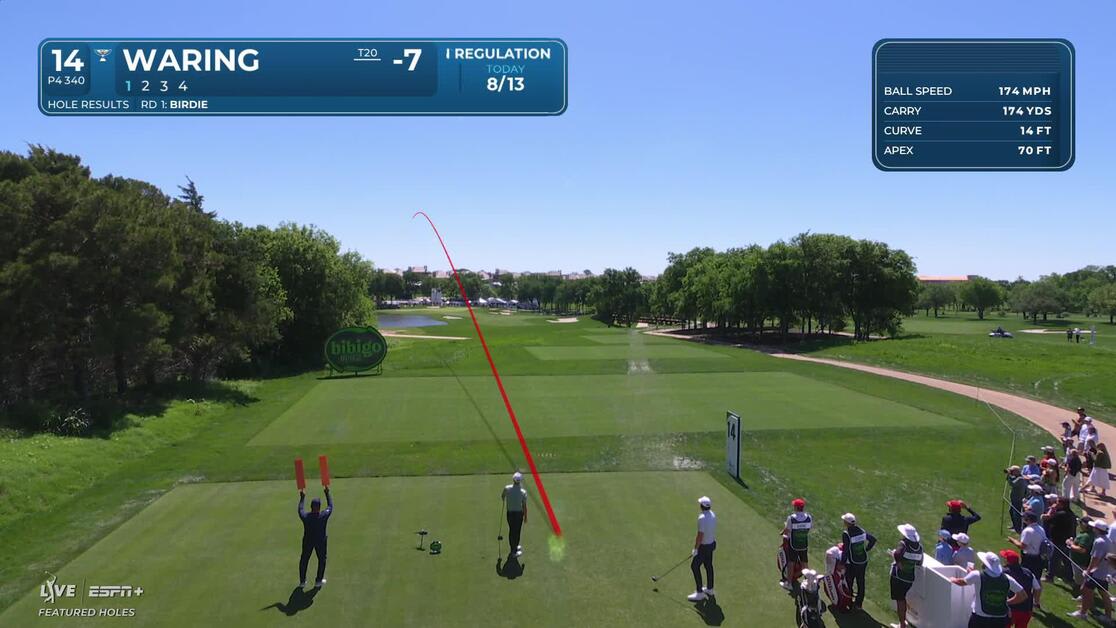 Paul Waring | Round 2 | 14th hole | Shot 1 | 2025 THE CJ CUP
