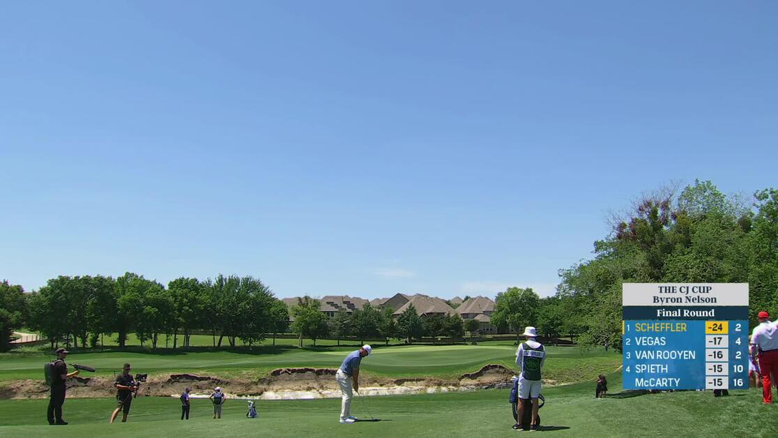 Scottie Scheffler | Round 4 | 3rd hole | Shot 2 | 2025 THE CJ CUP