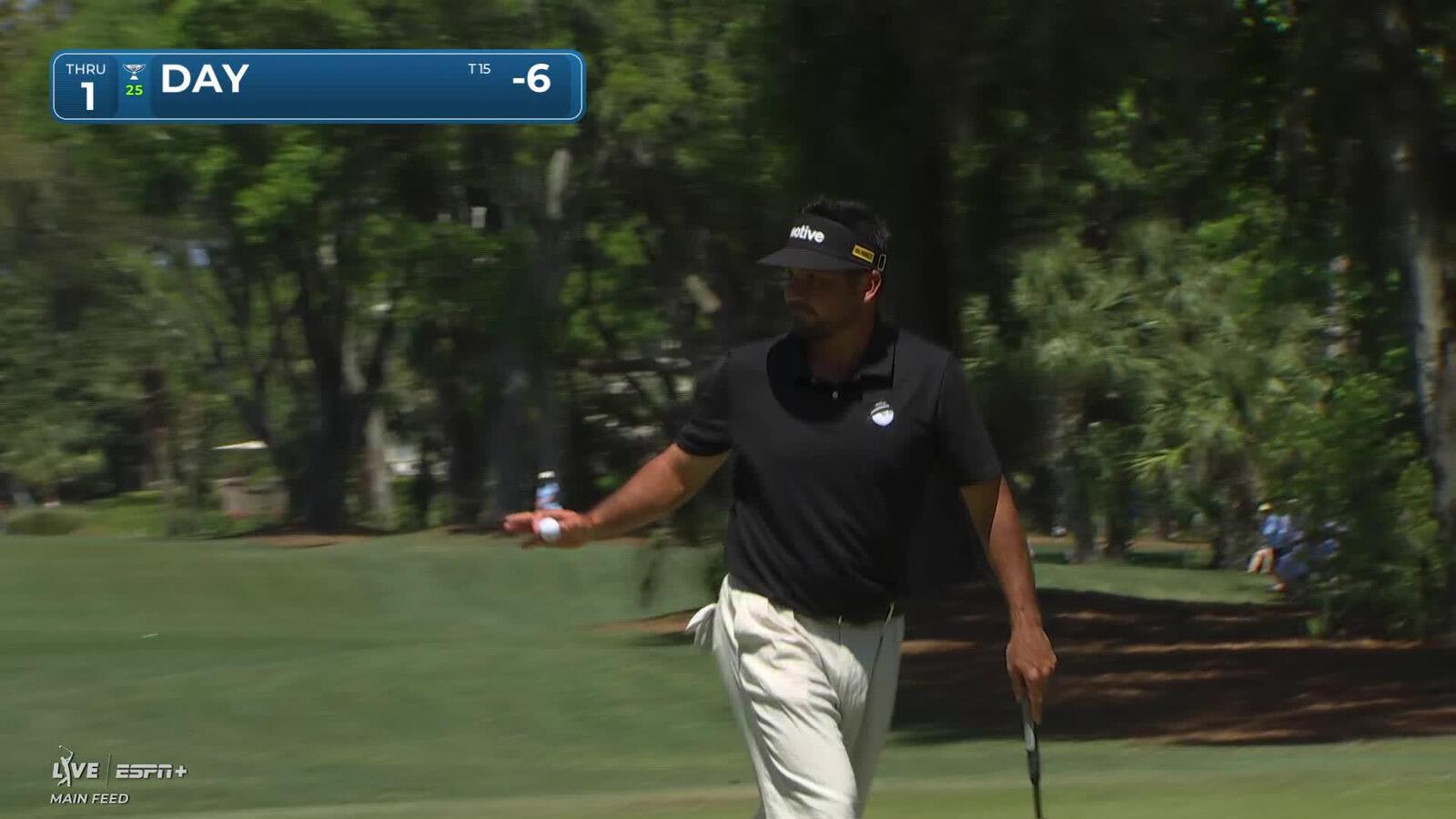 Jason Day | Round 3 | 1st hole | Shot 3 | 2025 RBC Heritage