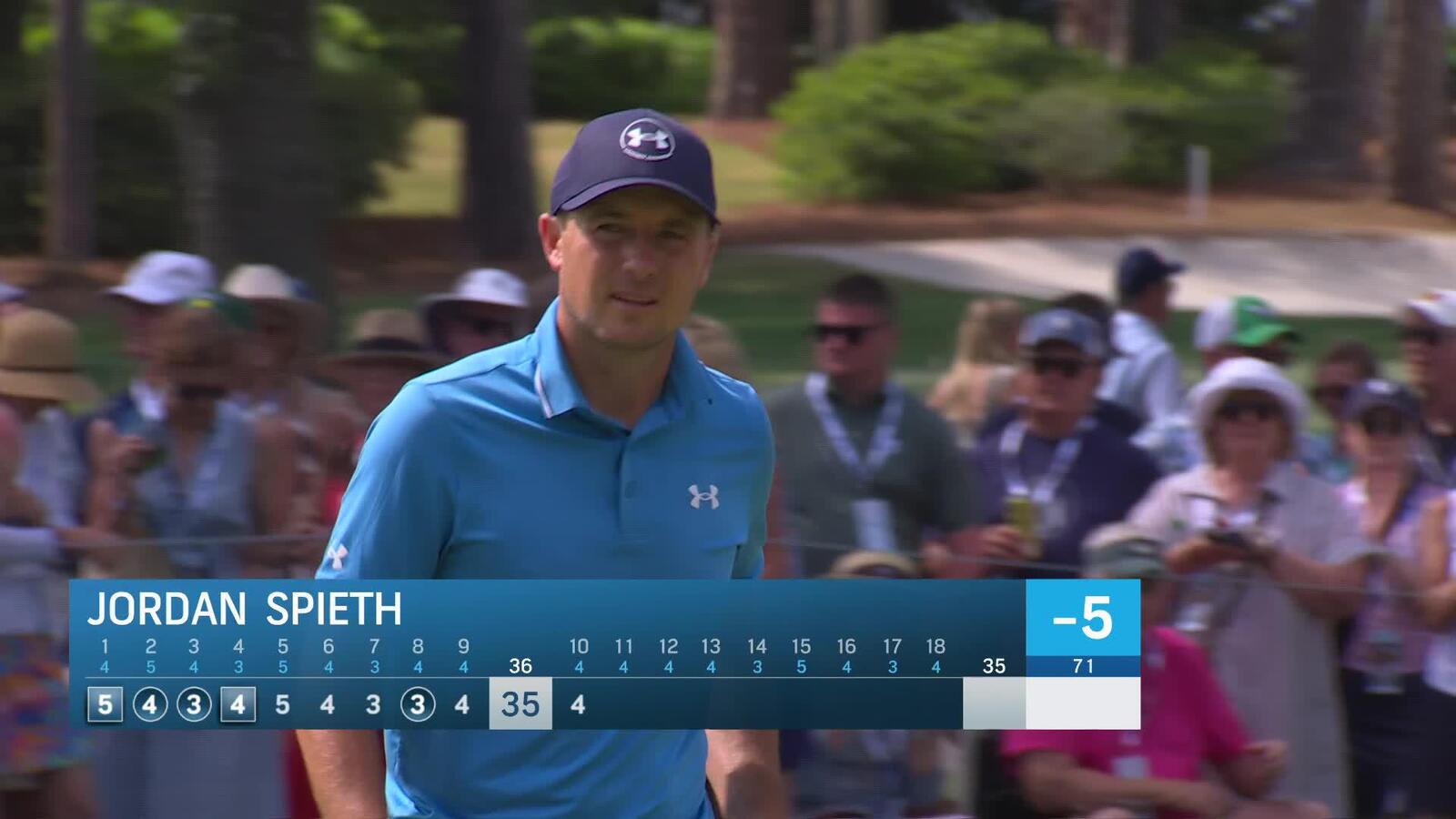 Jordan Spieth | Round 2 | 10th hole | Shot 4 | 2025 RBC Heritage