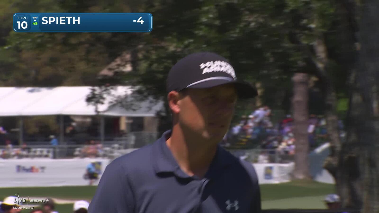 Jordan Spieth | Round 1 | 10th hole | Shot 4 | 2025 RBC Heritage