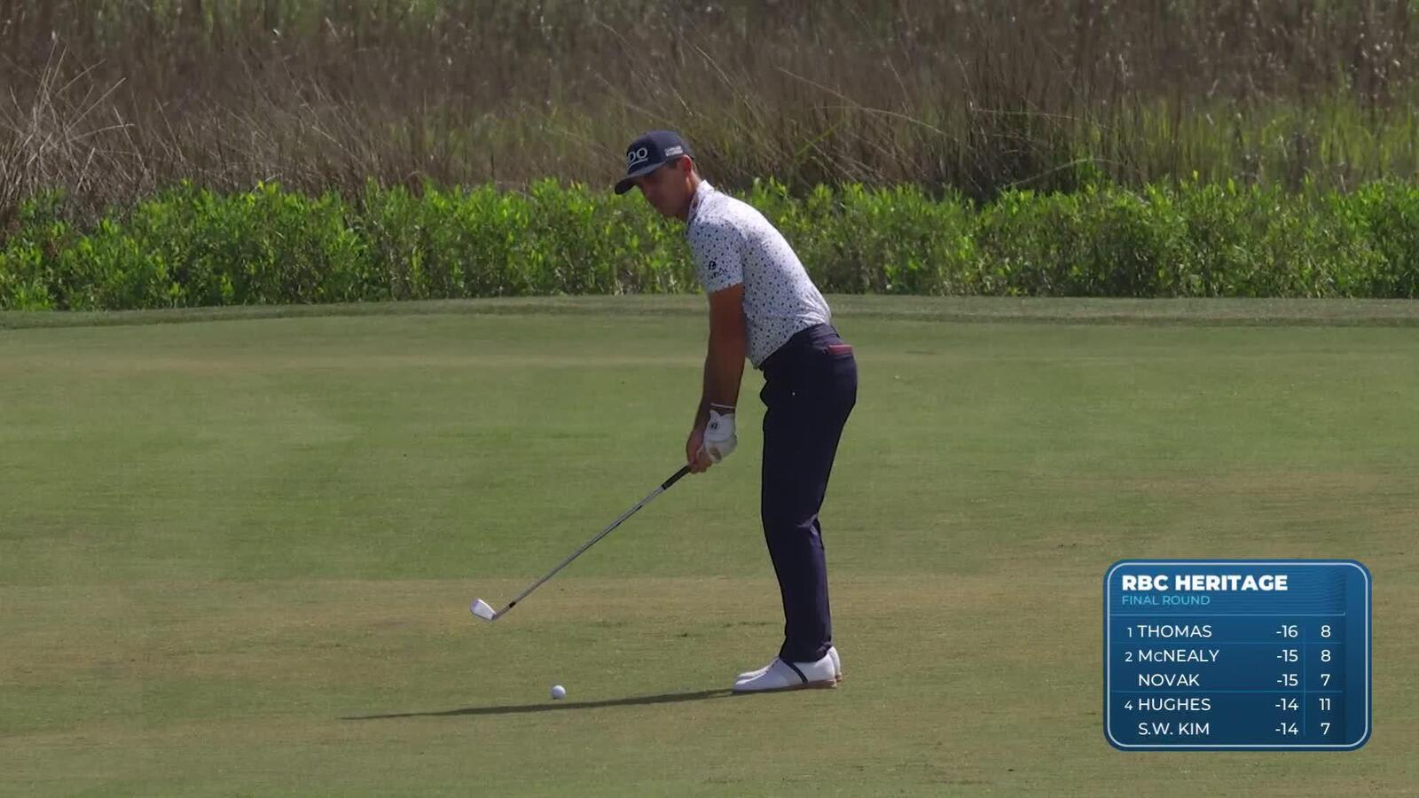 Billy Horschel | Round 4 | 18th hole | Shot 2 | 2025 RBC Heritage
