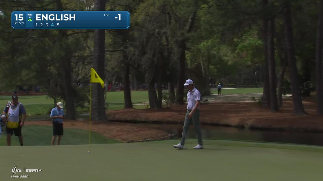 Harris English | Round 4 | 15th hole | Shot 5 | 2025 RBC Heritage