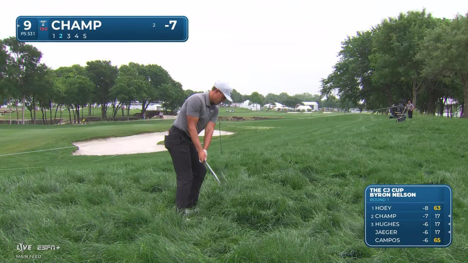 Cameron Champ | Round 1 | 9th hole | Shot 2 | 2025 THE CJ CUP