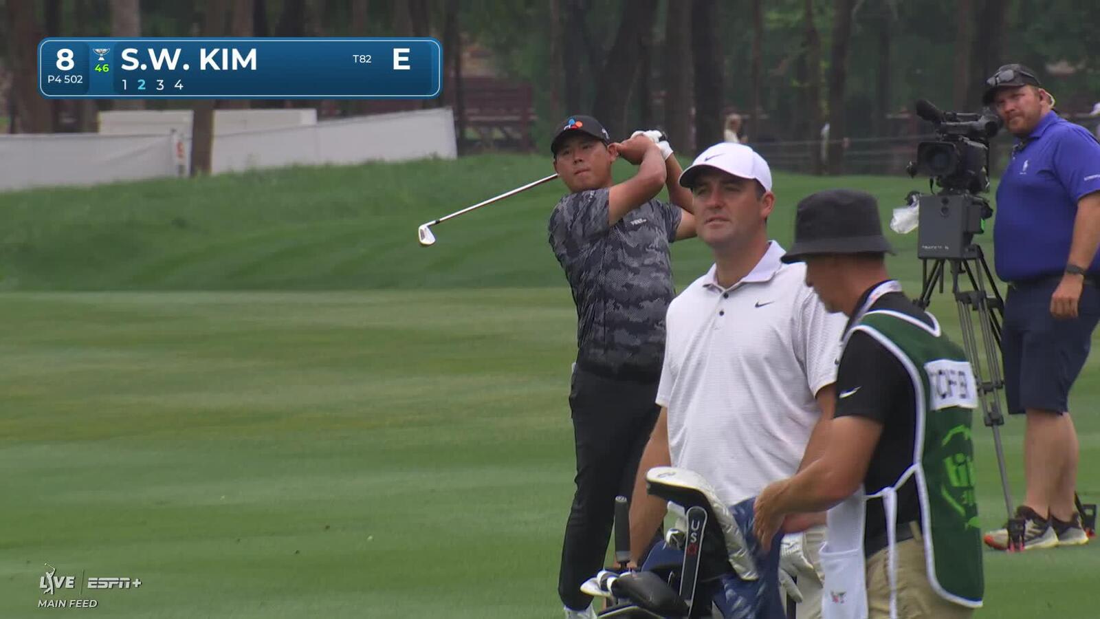 Si Woo Kim | Round 1 | 8th hole | Shot 2 | 2025 THE CJ CUP