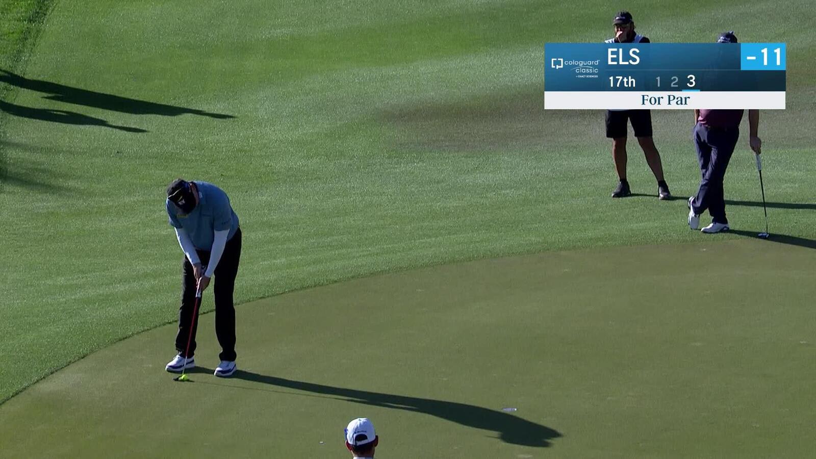 Ernie Els | Round 3 | 17th hole | Shot 4 | 2025 Cologuard