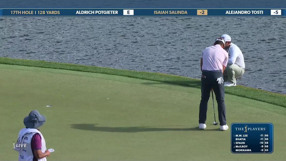 Isaiah Salinda | Round 2 | 17th hole | Shot 2 | 2025 THE PLAYERS