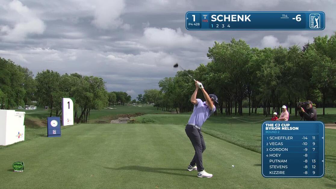 Adam Schenk | Round 2 | 1st hole | Shot 1 | 2025 THE CJ CUP