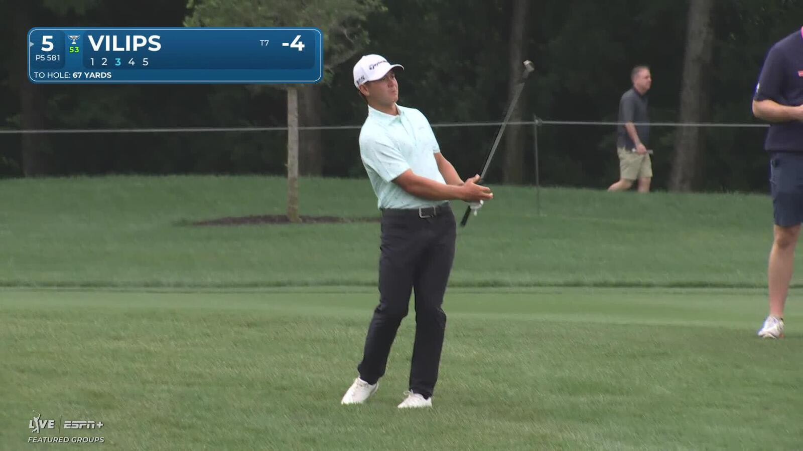 Karl Vilips | Round 1 | 5th hole | Shot 3 | 2025 THE CJ CUP