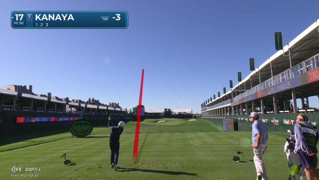 Takumi Kanaya | Round 2 | 17th hole | Shot 1 | 2025 THE CJ CUP