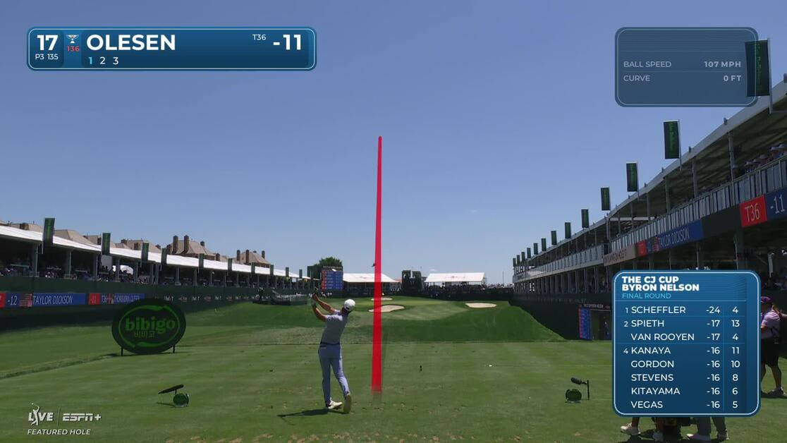 Thorbjørn Olesen | Round 4 | 17th hole | Shot 1 | 2025 THE CJ CUP