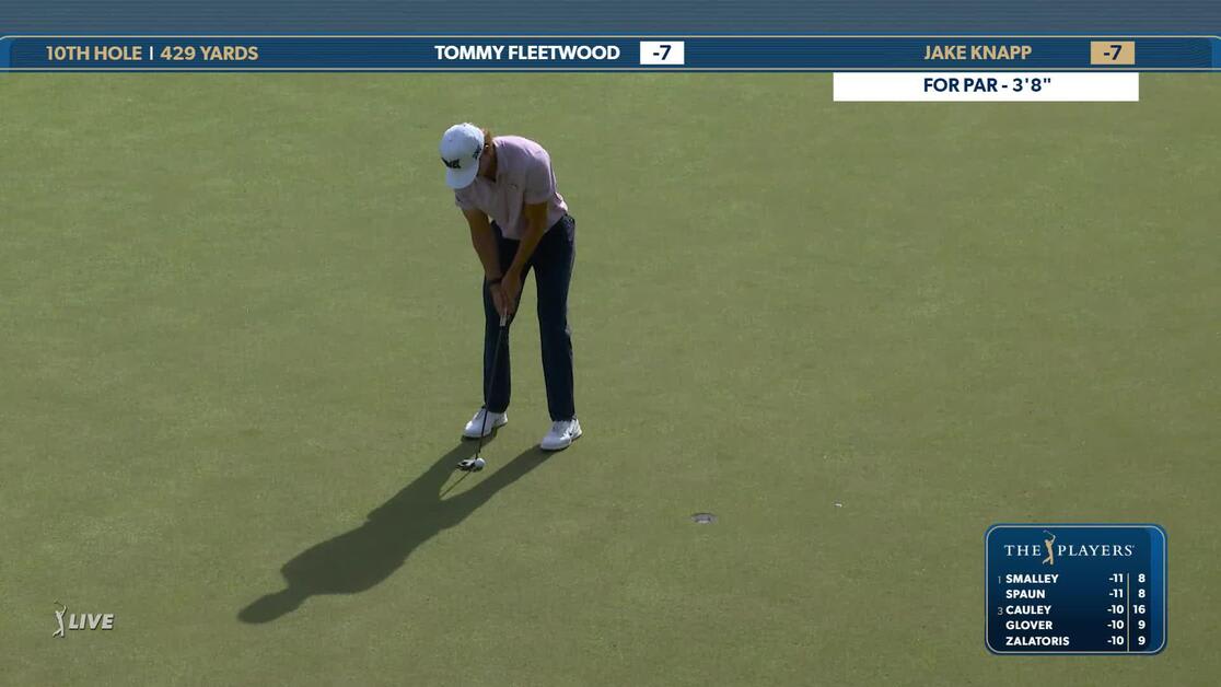 Jake Knapp | Round 3 | 10th hole | Shot 4 | 2025 THE PLAYERS