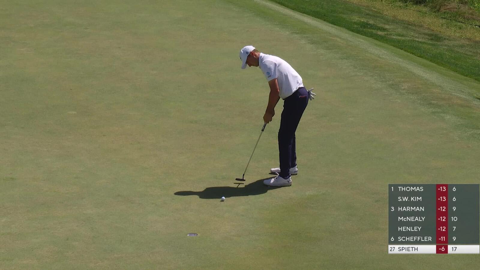 Jordan Spieth | Round 3 | 18th hole | Shot 3 | 2025 RBC Heritage