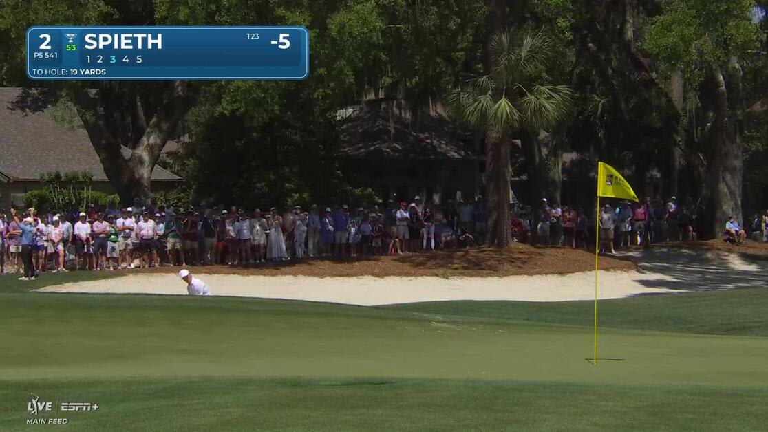 Jordan Spieth | Round 3 | 2nd hole | Shot 3 | 2025 RBC Heritage