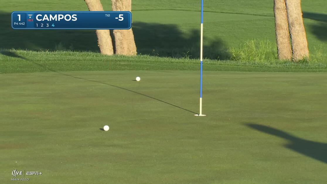 Rafael Campos | Round 4 | 1st hole | Shot 4 | 2025 THE CJ CUP