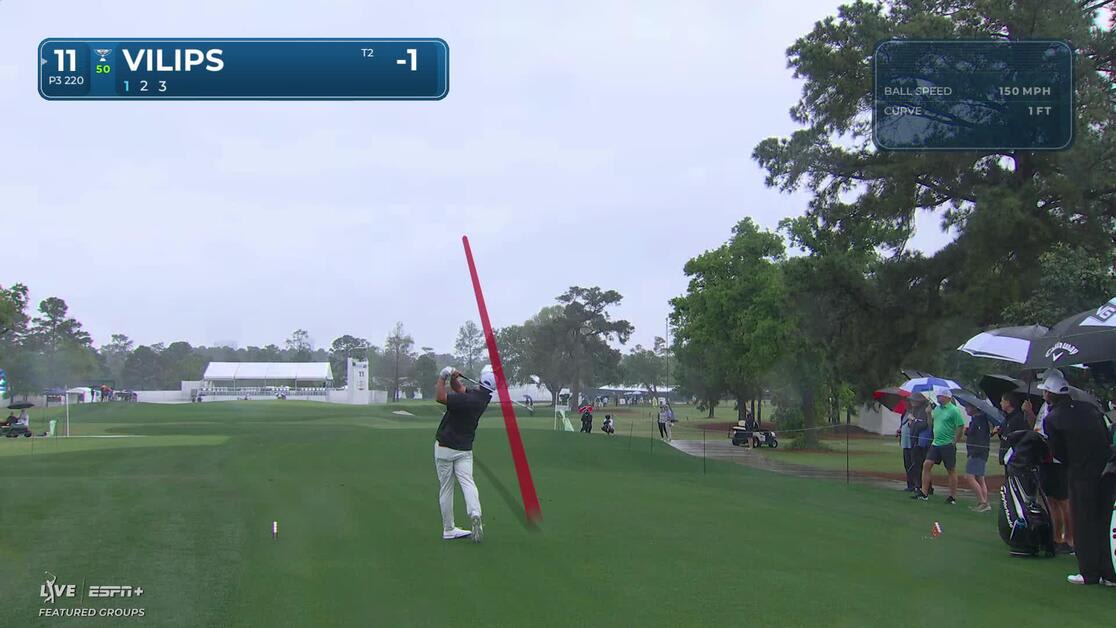 Karl Vilips | Round 1 | 11th hole | Shot 1 | 2025 Houston Open