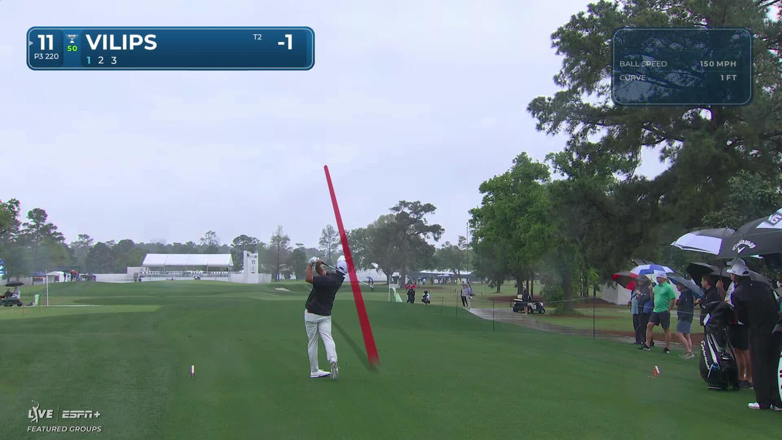 Karl Vilips | Round 1 | 11th hole | Shot 1 | 2025 Houston Open