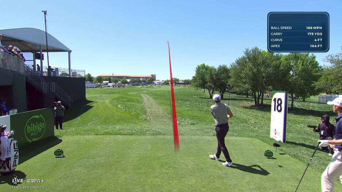 Matt McCarty | Round 2 | 18th hole | Shot 1 | 2025 THE CJ CUP