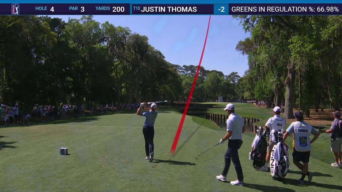 Justin Thomas | Round 1 | 4th hole | Shot NaN | 2025 RBC Heritage