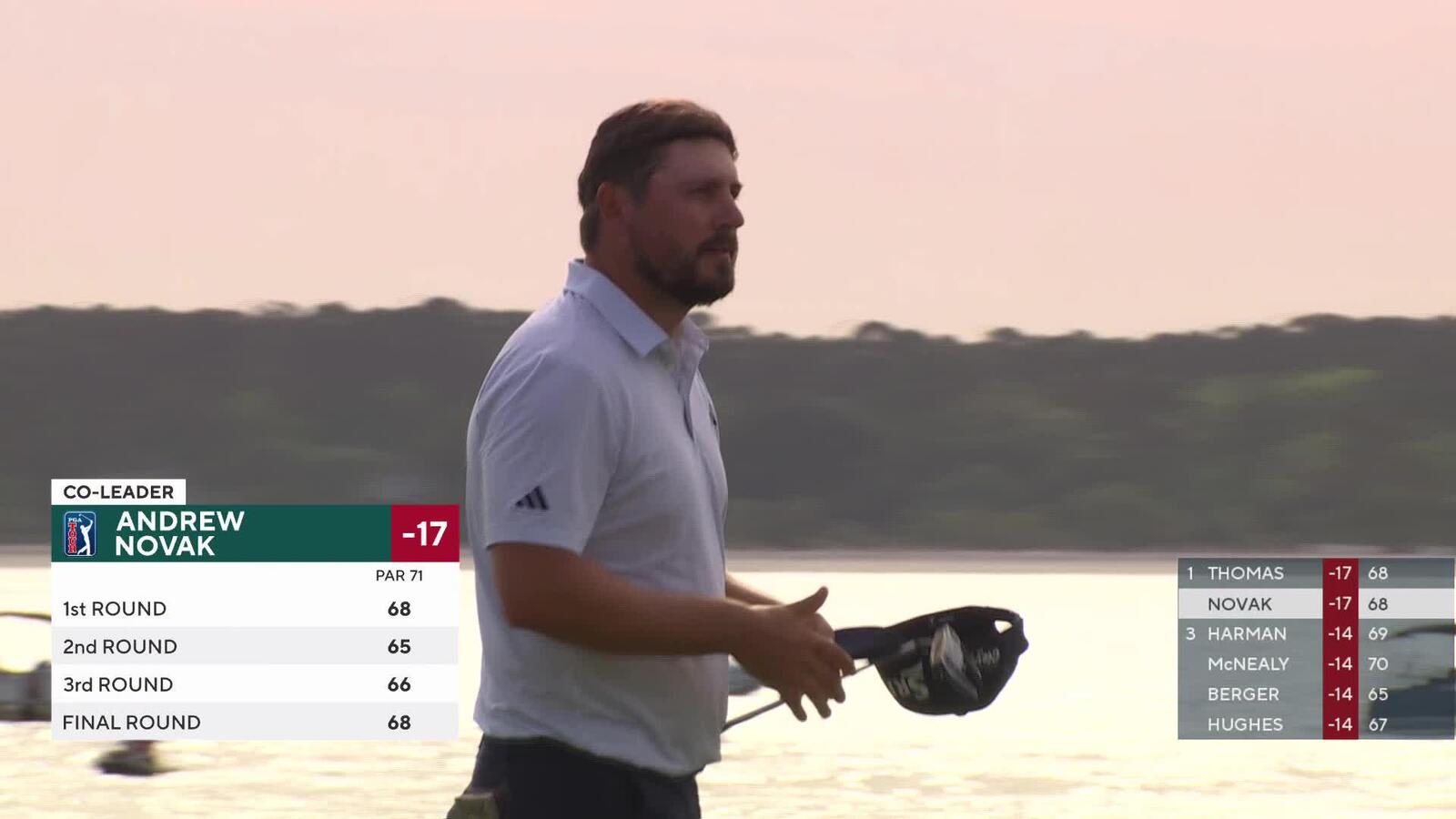 Andrew Novak | Round 4 | 18th hole | Shot 4 | 2025 RBC Heritage