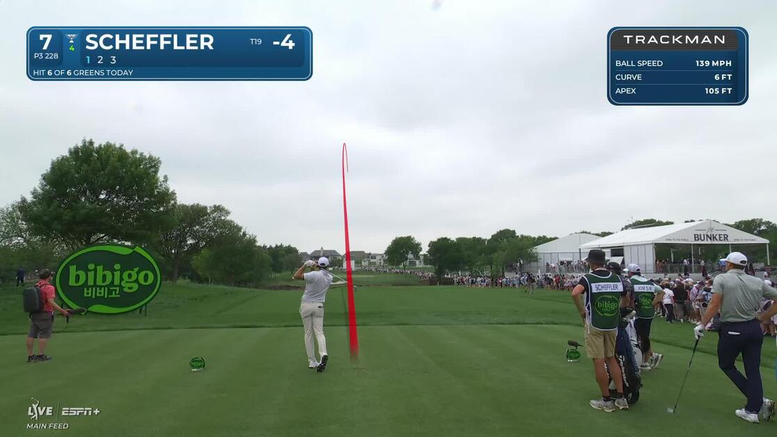 Scottie Scheffler | Round 1 | 7th hole | Shot 1 | 2025 THE CJ CUP