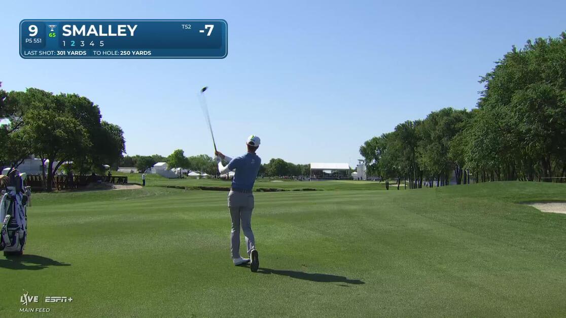 Alex Smalley | Round 4 | 9th hole | Shot 2 | 2025 THE CJ CUP