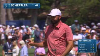 Scottie Scheffler | Round 2 | 1st hole | Shot 2 | 2025 RBC Heritage