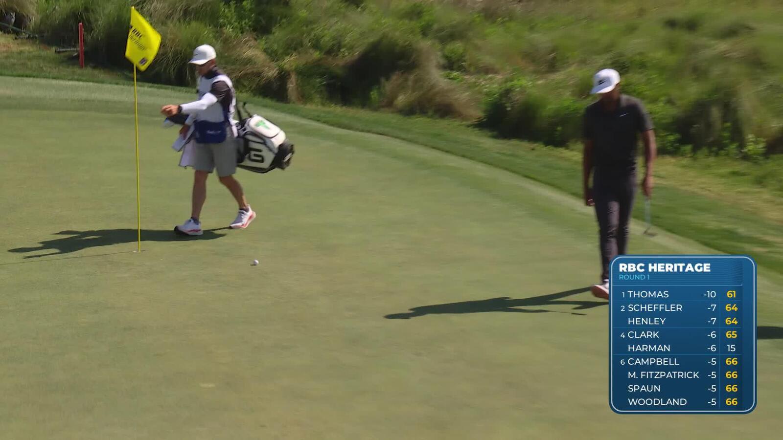 Jason Day | Round 1 | 18th hole | Shot 4 | 2025 RBC Heritage