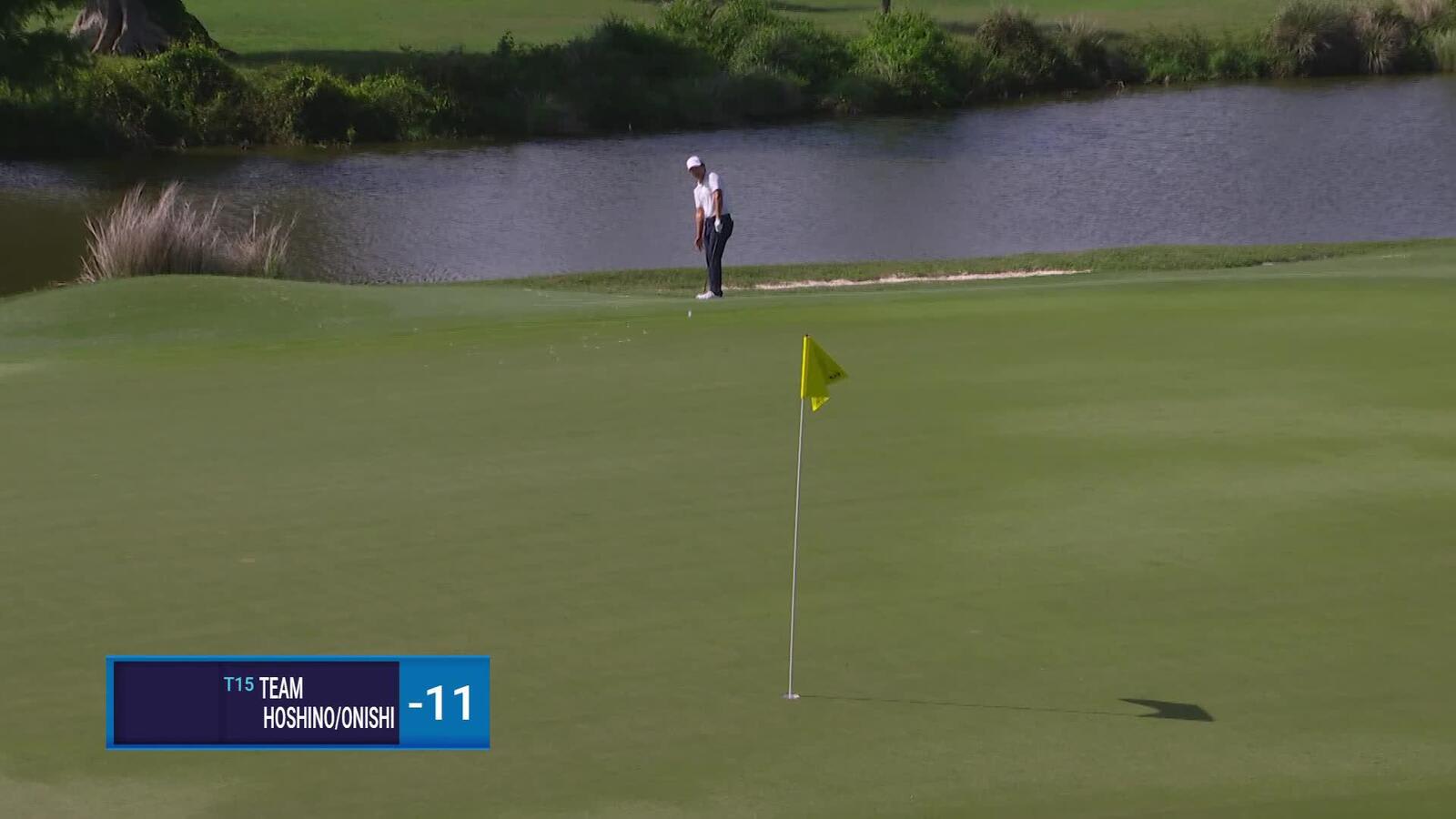 Kaito Onishi | Round 2 | 3rd hole | Shot 2 | 2025 Zurich Classic