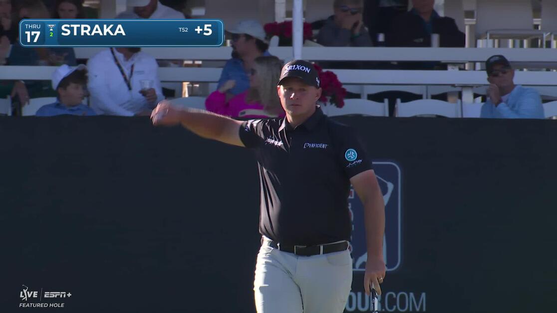 Sepp Straka | Round 1 | 17th hole | Shot 4 | 2025 Arnold Palmer