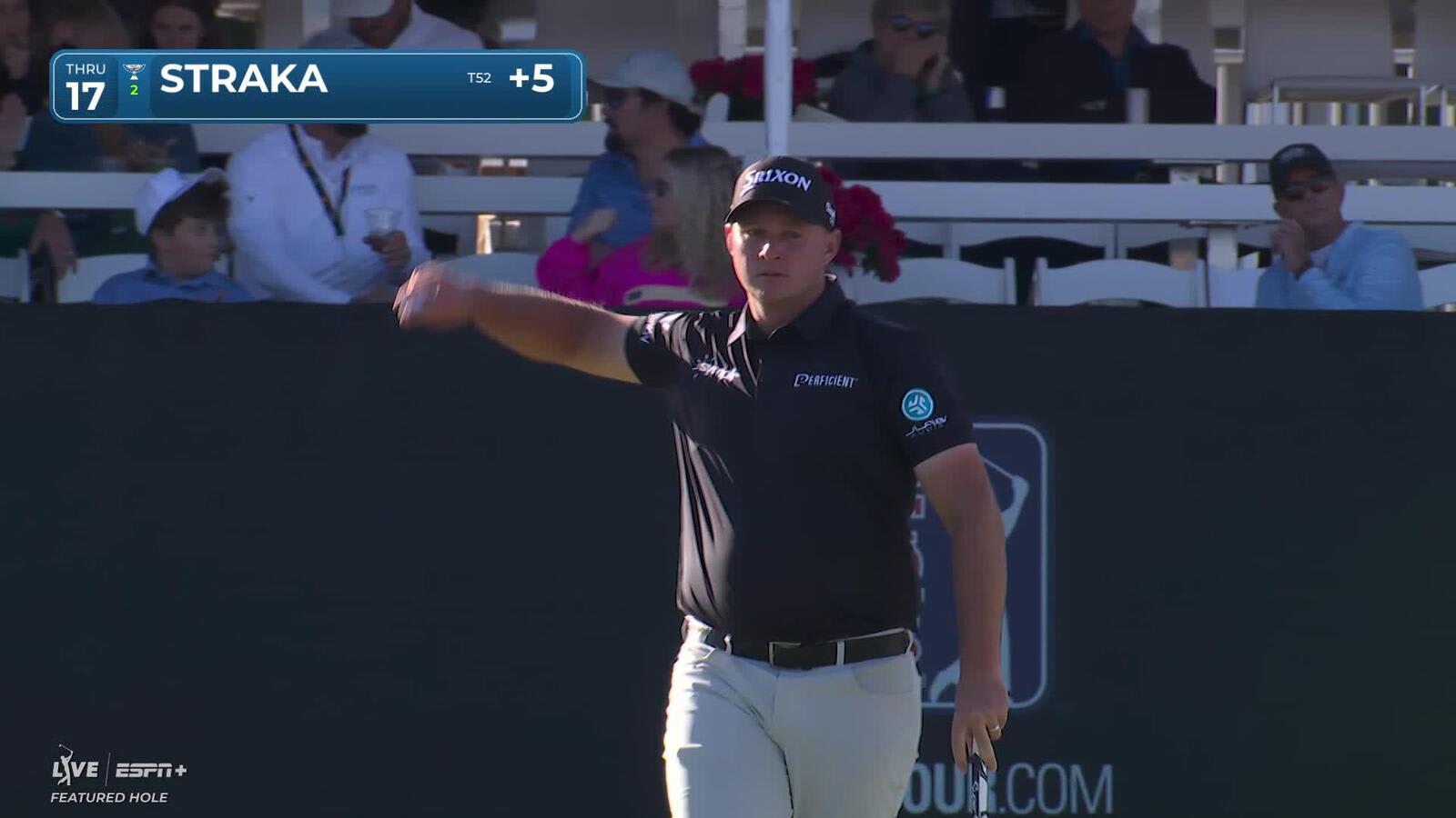 Sepp Straka | Round 1 | 17th hole | Shot 4 | 2025 Arnold Palmer