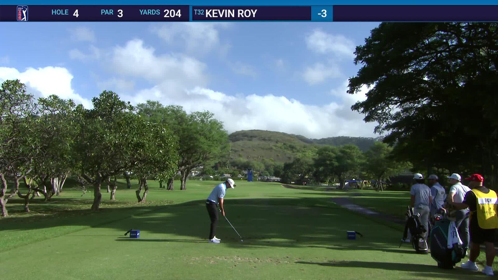 Kevin Roy | Round 2 | 4th hole | Shot 1 | 2025 Sony Open
