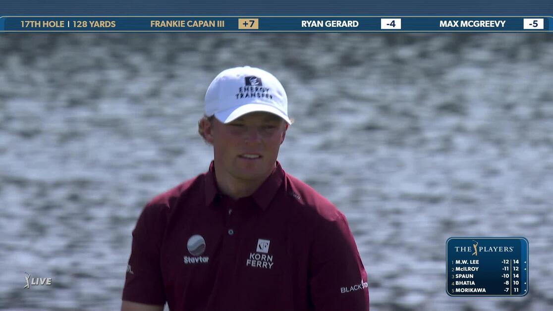 Frankie Capan III | Round 2 | 17th hole | Shot 3 | 2025 THE PLAYERS