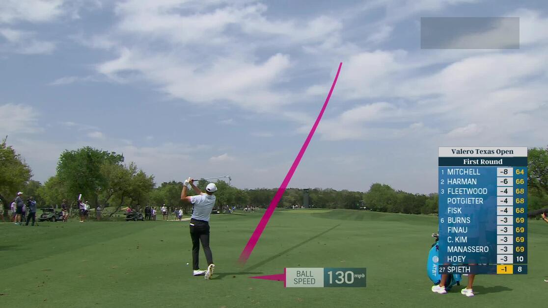 Jordan Spieth | Round 1 | 9th hole | Shot 2 | 2025 Valero
