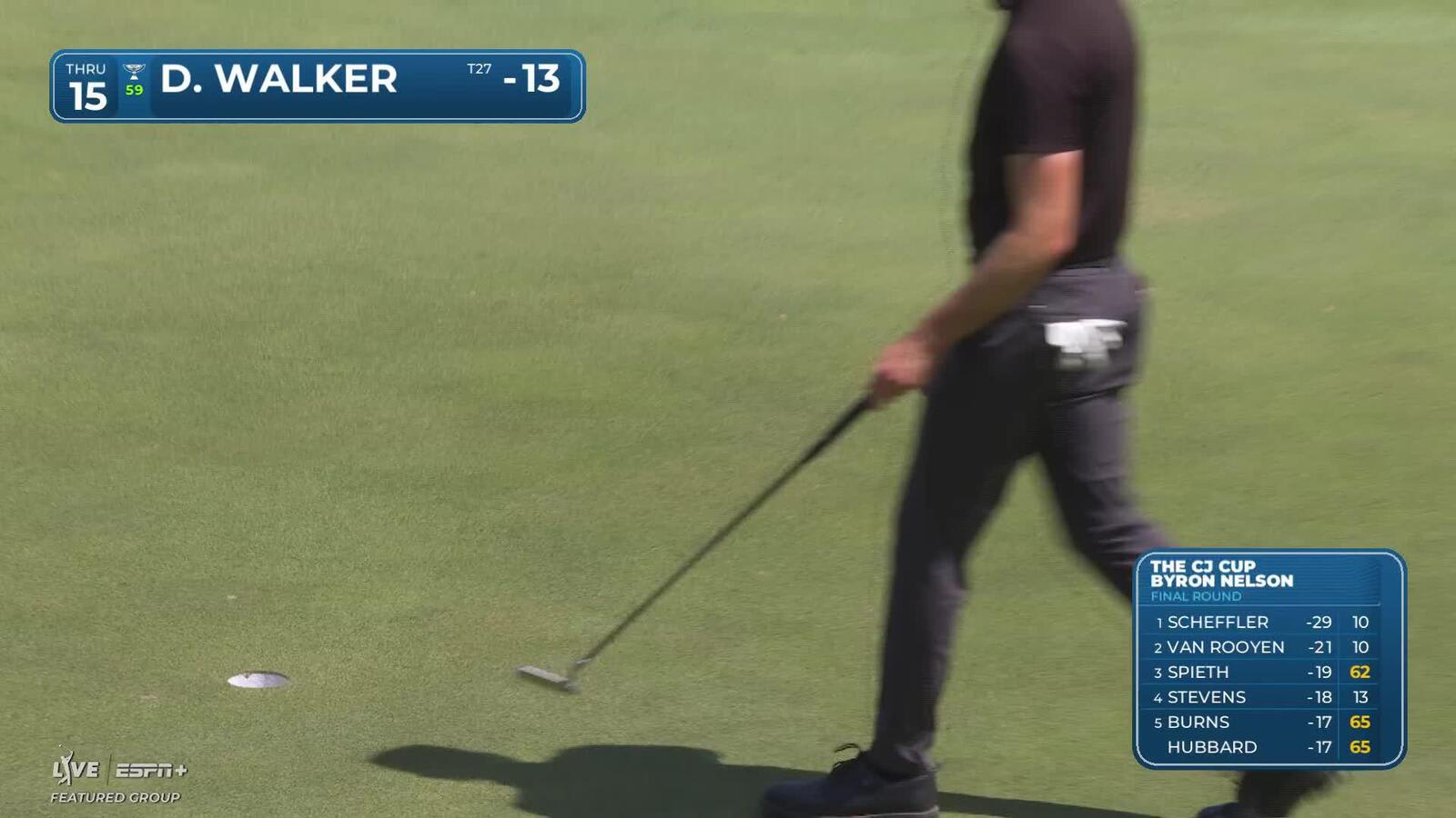 Danny Walker | Round 4 | 15th hole | Shot 3 | 2025 THE CJ CUP