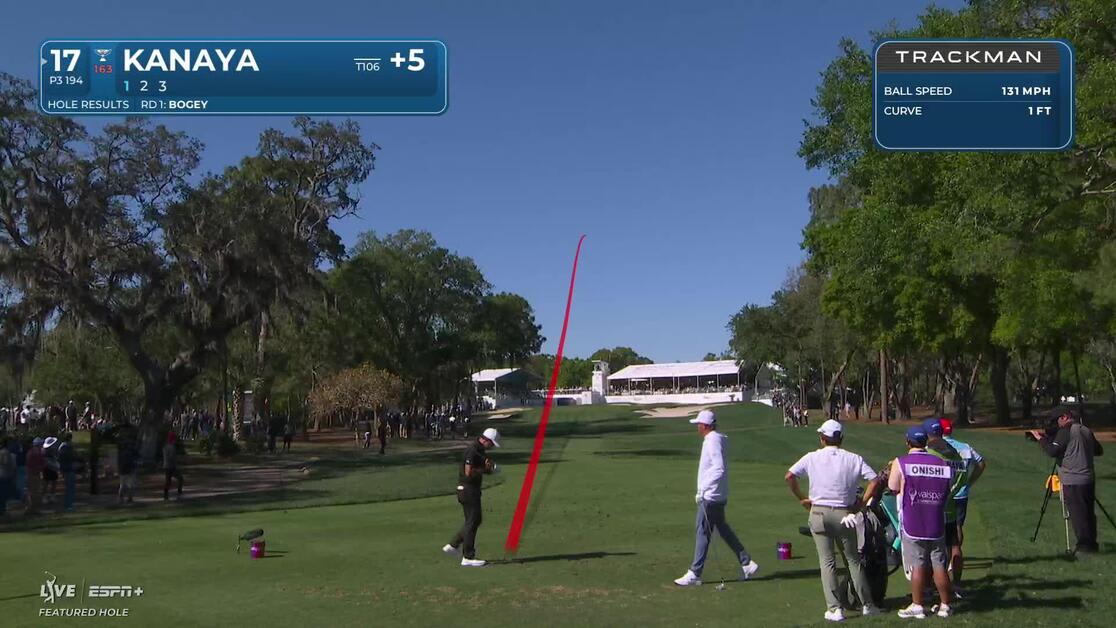 Takumi Kanaya | Round 2 | 17th hole | Shot 1 | 2025 Valspar