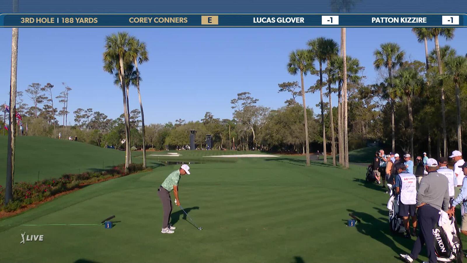 Corey Conners | Round 1 | 3rd hole | Shot 1 | 2025 THE PLAYERS