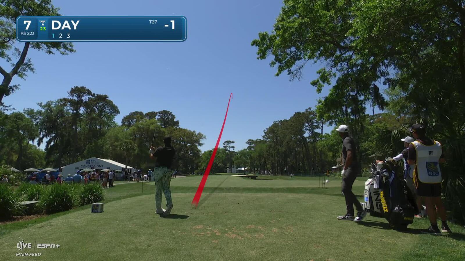 Jason Day | Round 1 | 7th hole | Shot 1 | 2025 RBC Heritage