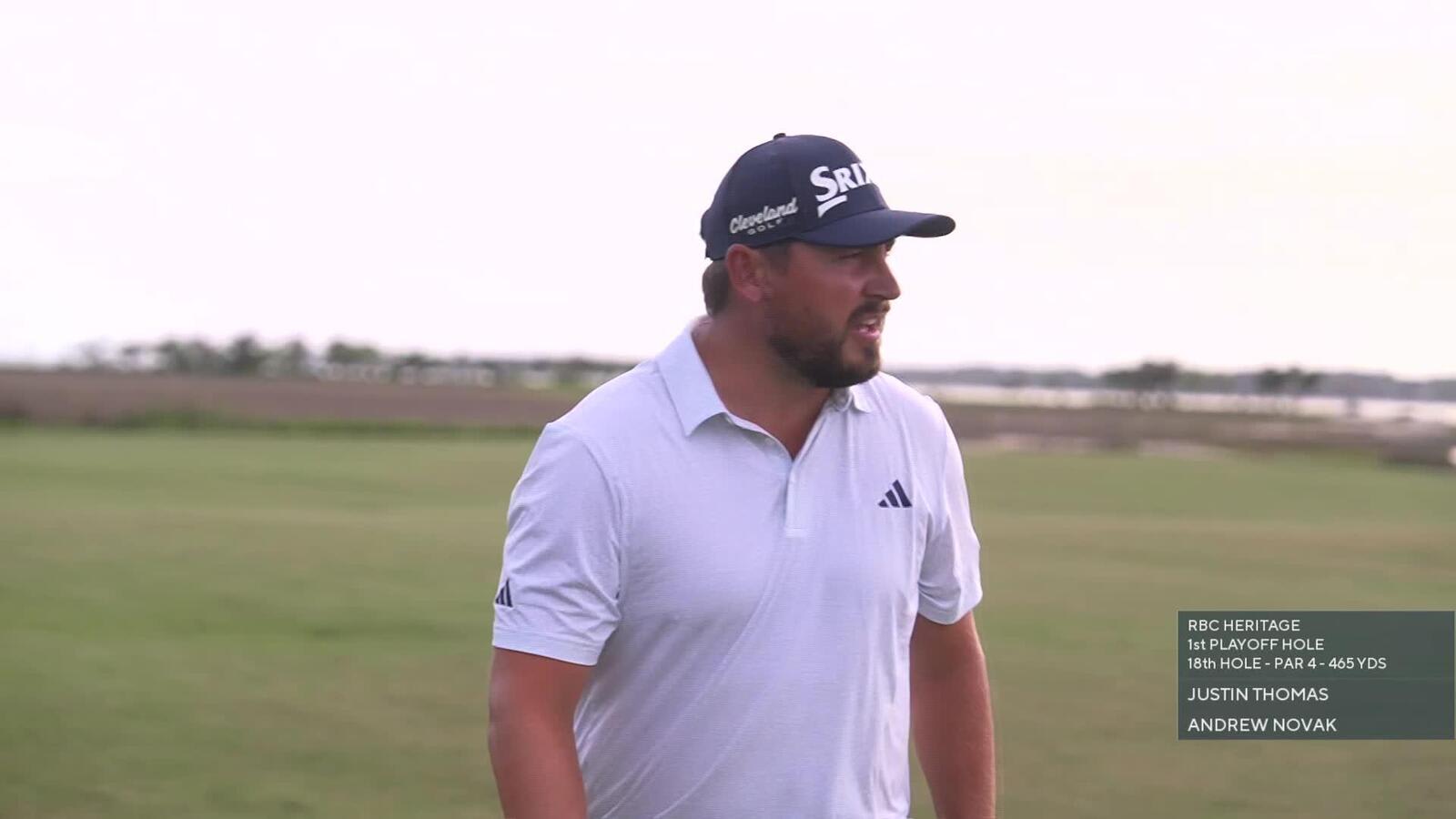 Andrew Novak | Playoff 1 | 18th hole | Shot 2 | 2025 RBC Heritage